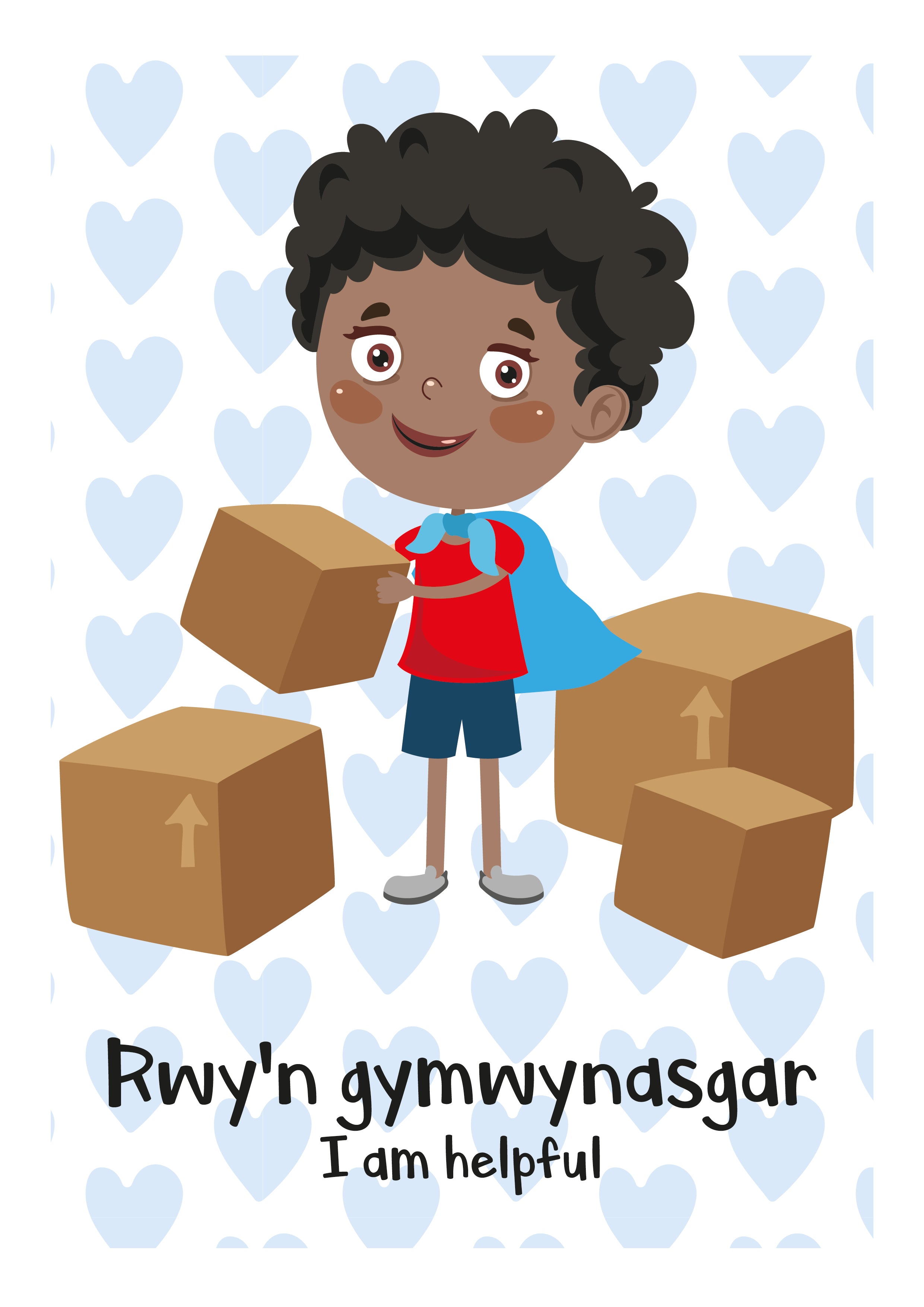 I AM HELPFUL - A4 Bilingual Welsh and English Affirmation Prints – Max ...