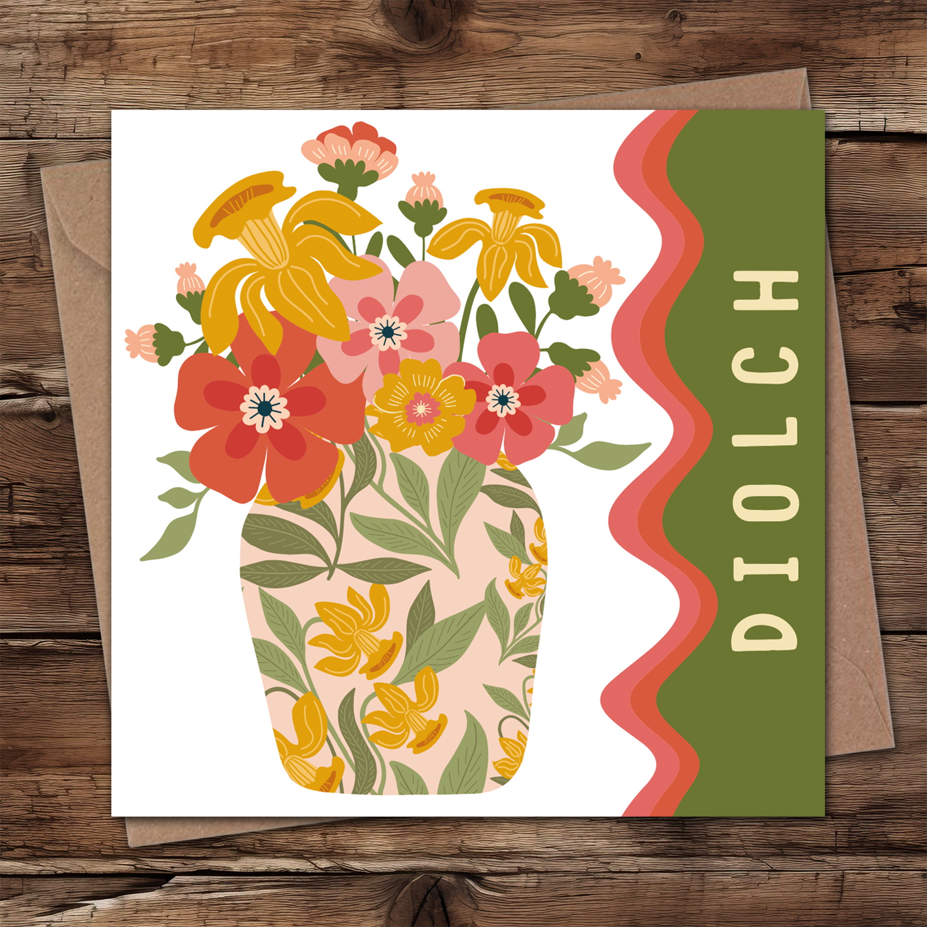 Thank you vase card – Max Rocks