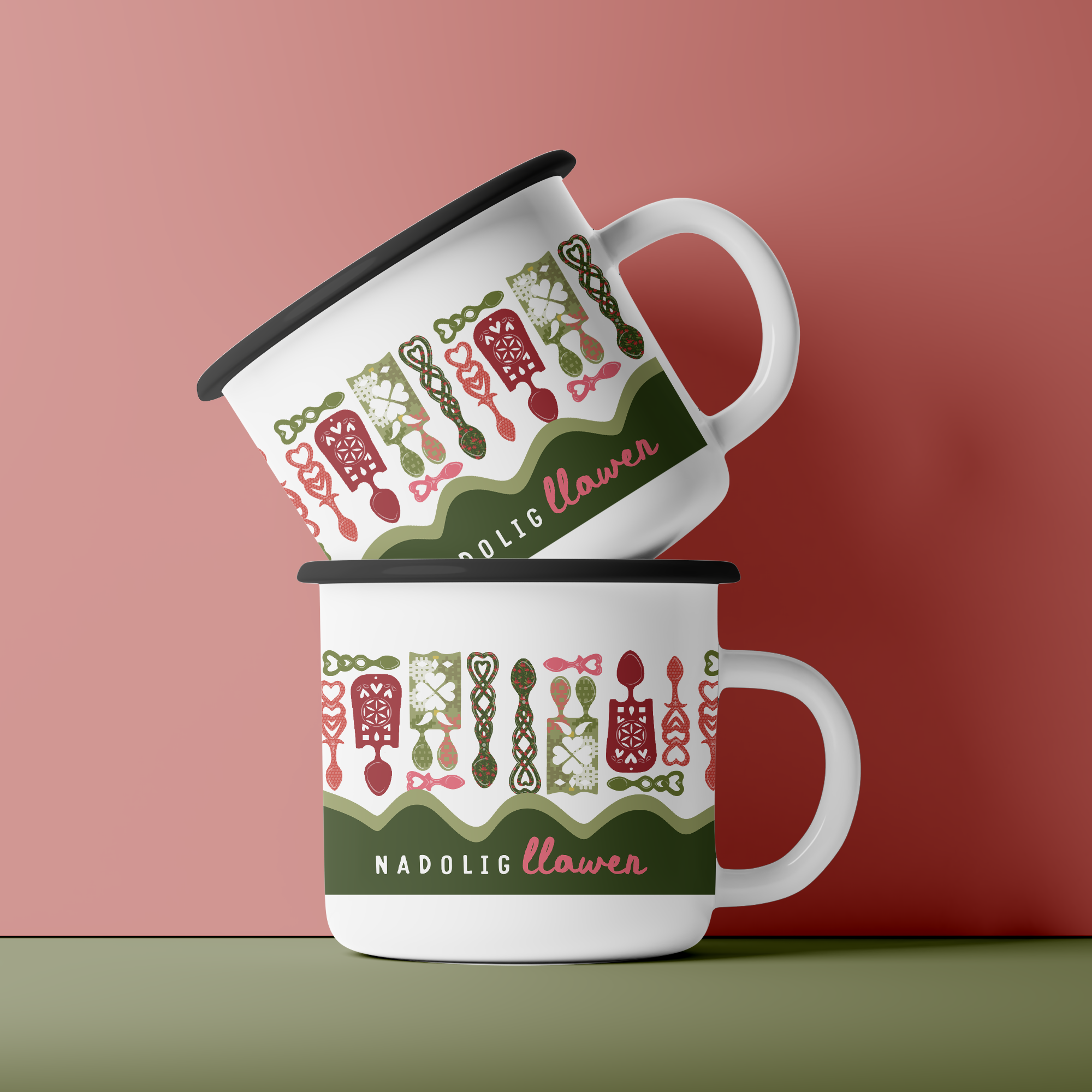 Christmas lovespoons Mug – Max Rocks