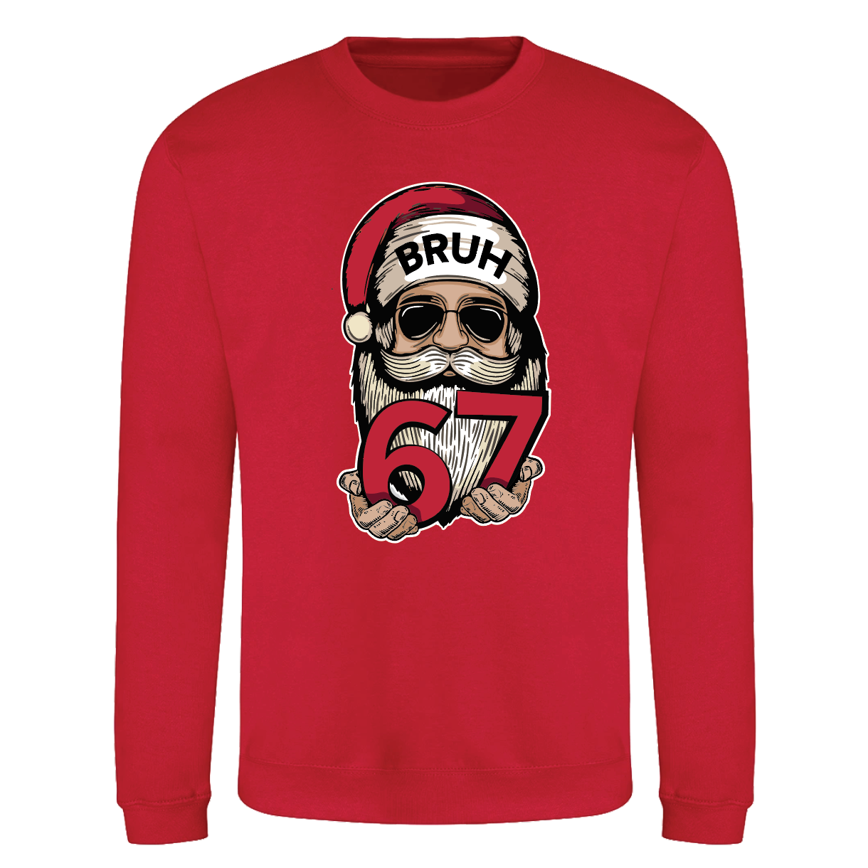BRUH 67 / Red Sweatshirt – Max Rocks