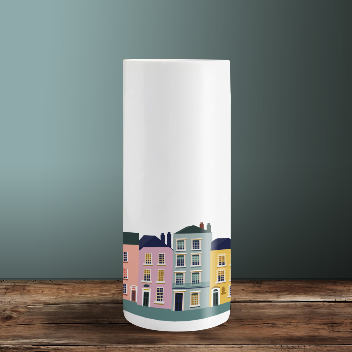 Welsh Coast Tall Ceramic Vase – Max Rocks