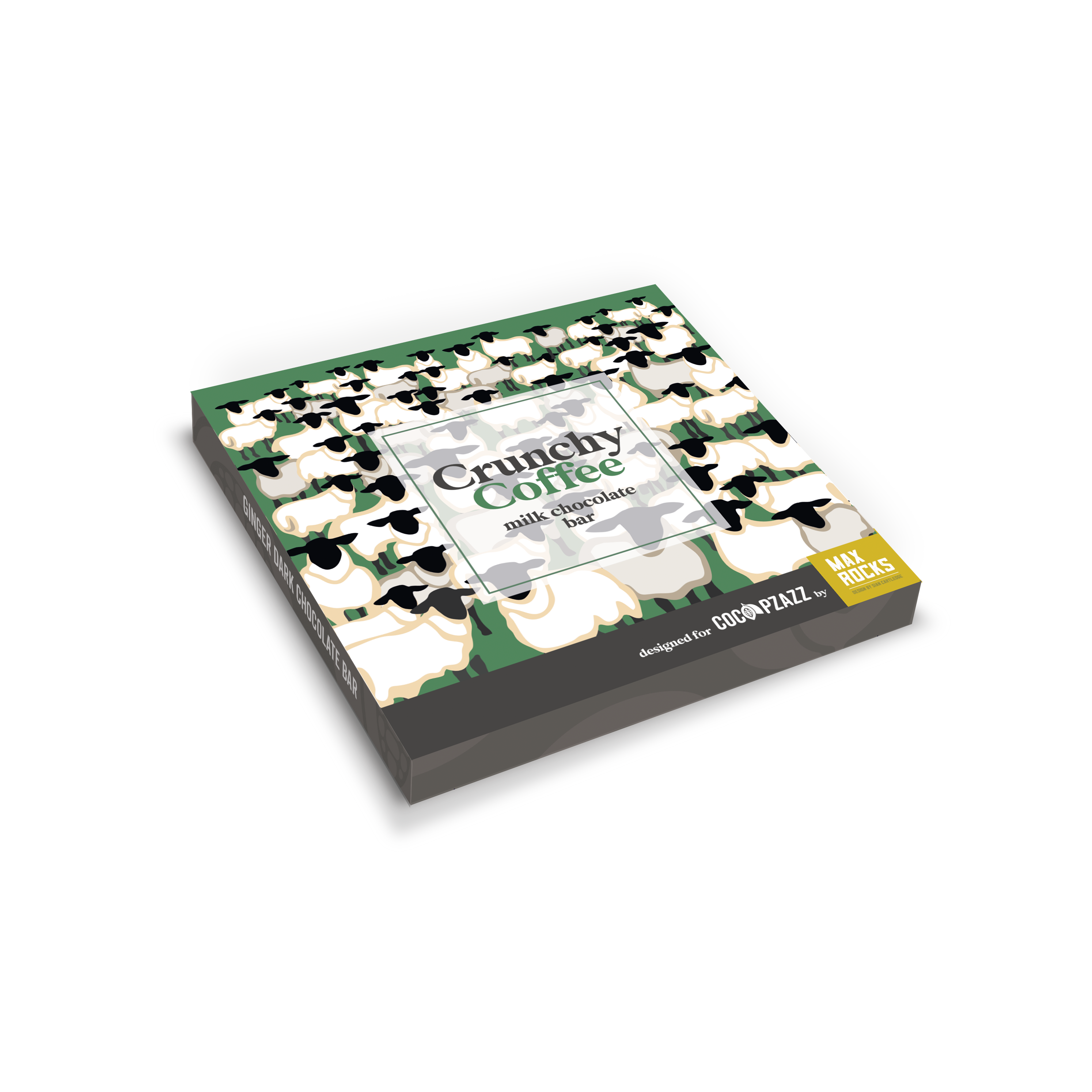 Crunchy Coffee Milk Chocolate bar / Crown of Sheep – Max Rocks