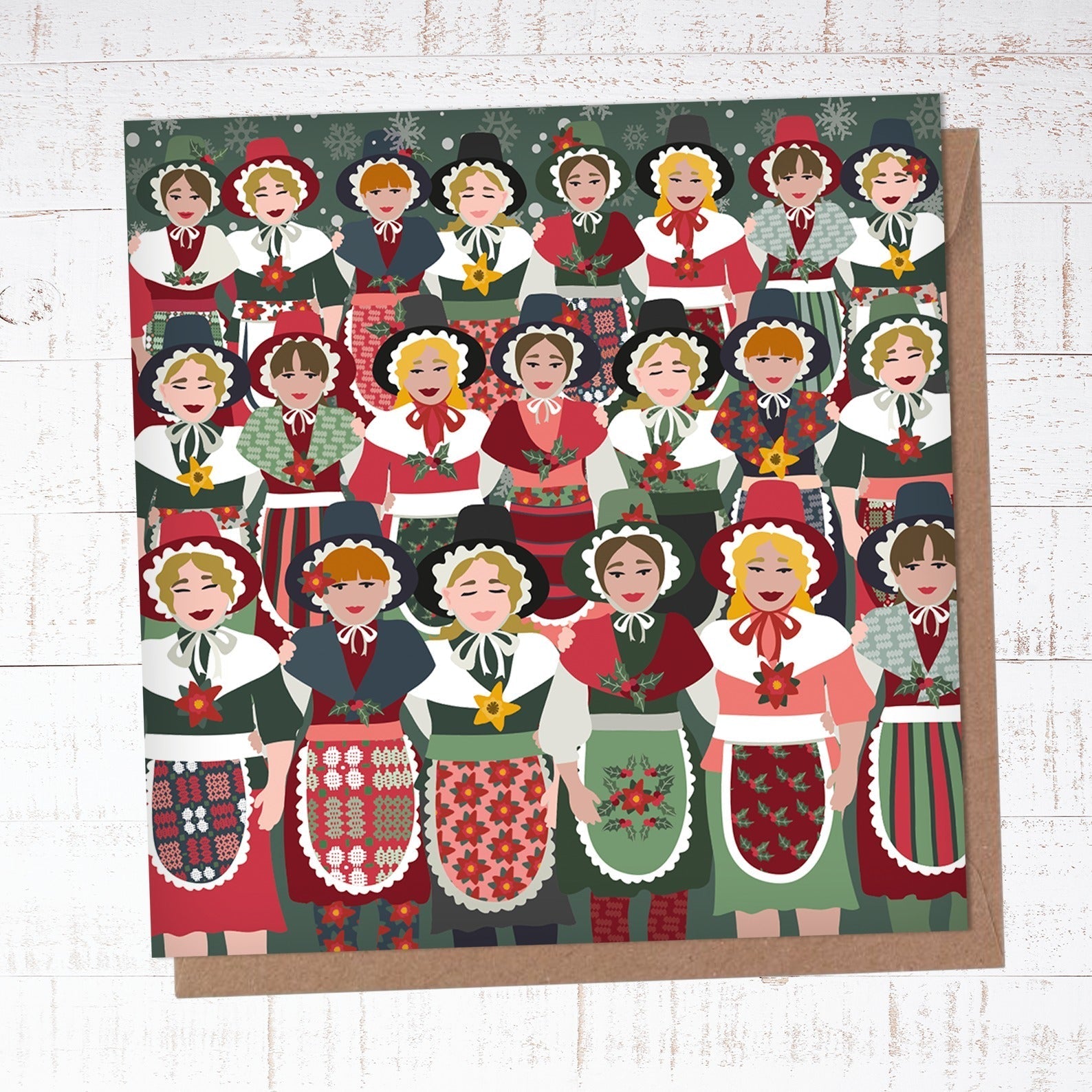 Welsh Christmas Queens card – Max Rocks